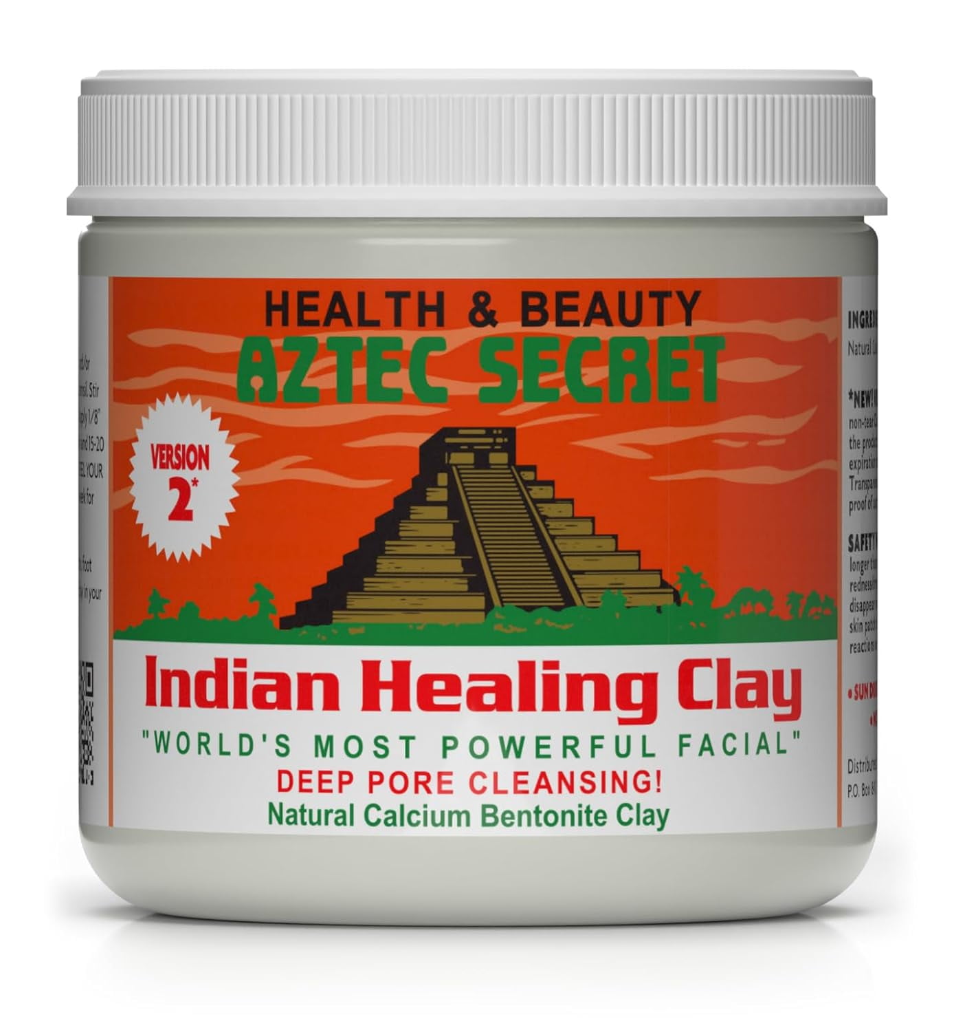 Aztec Secret– Indian Healing Clay 1 lb – Deep Pore Cleansing Facial ...
