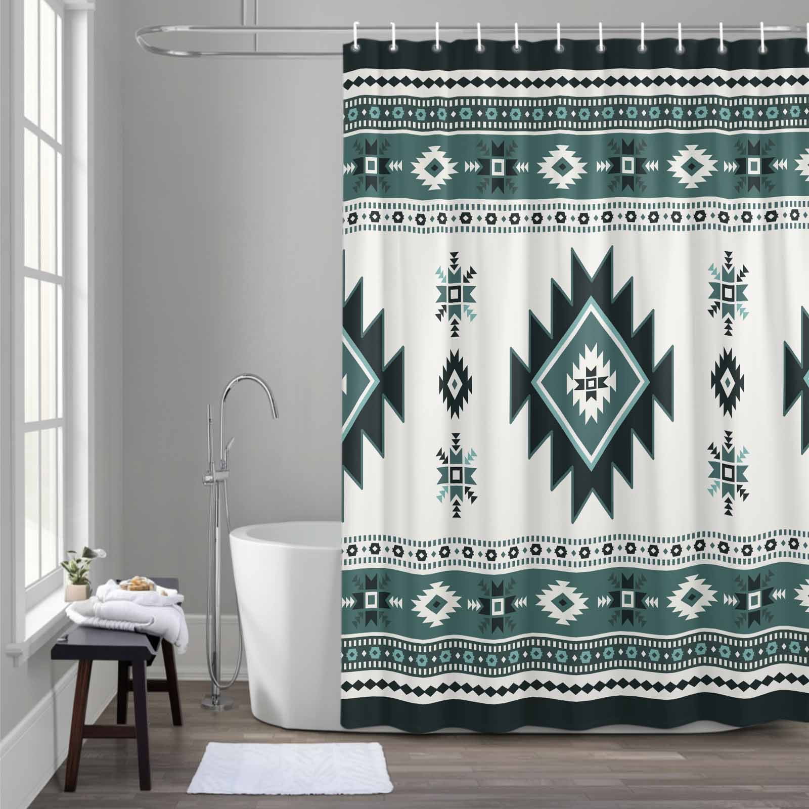 Aztec Shower Curtain for Bathroom Decor, Southwest Wind Bohemian ...