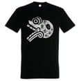 Aztec Skull T Shirt Aztecs Empire Tattoo American Indians Tribe Symbol