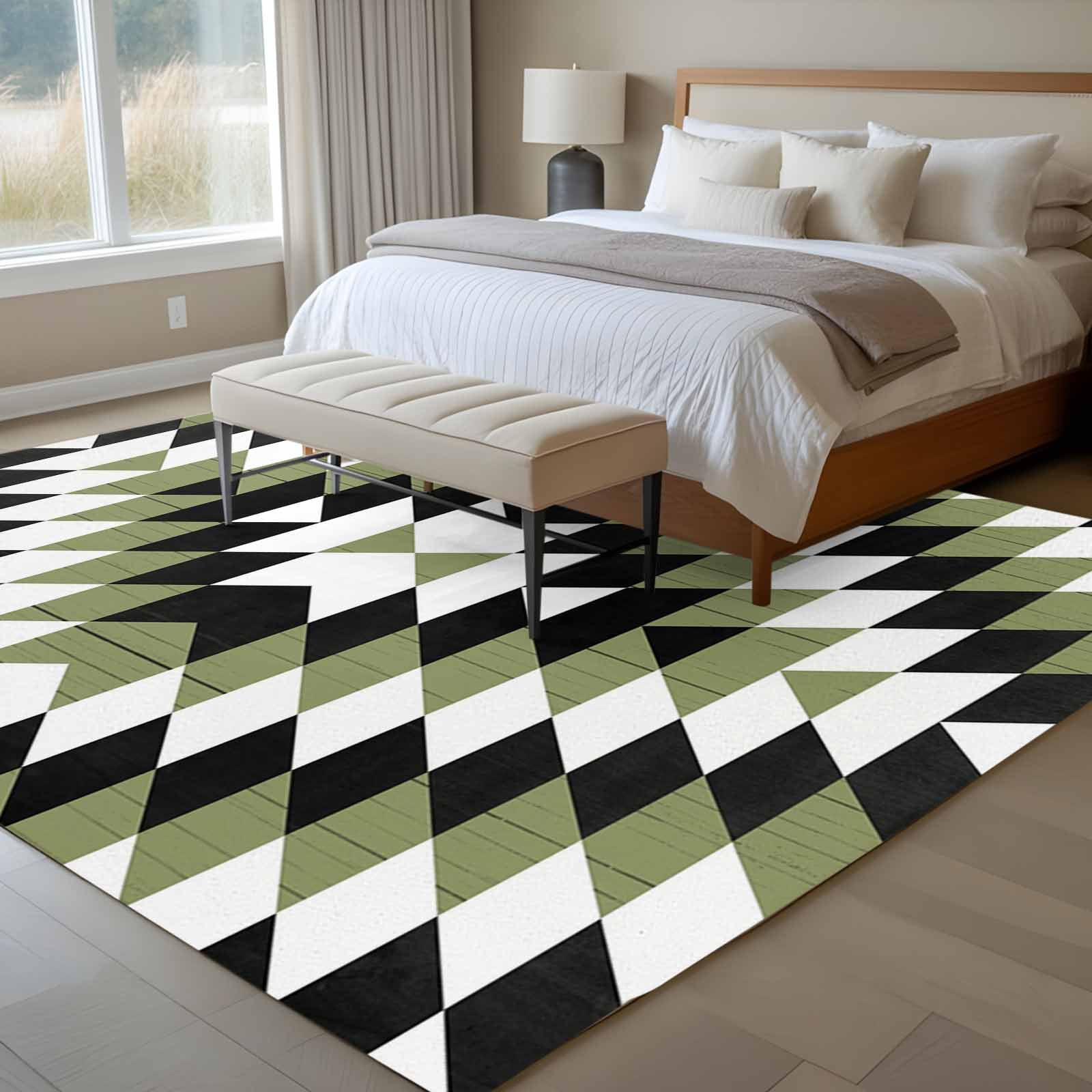 Aztec Southwest 6x9 Rug for Dining Room Table and Chair Setup, Vintage ...