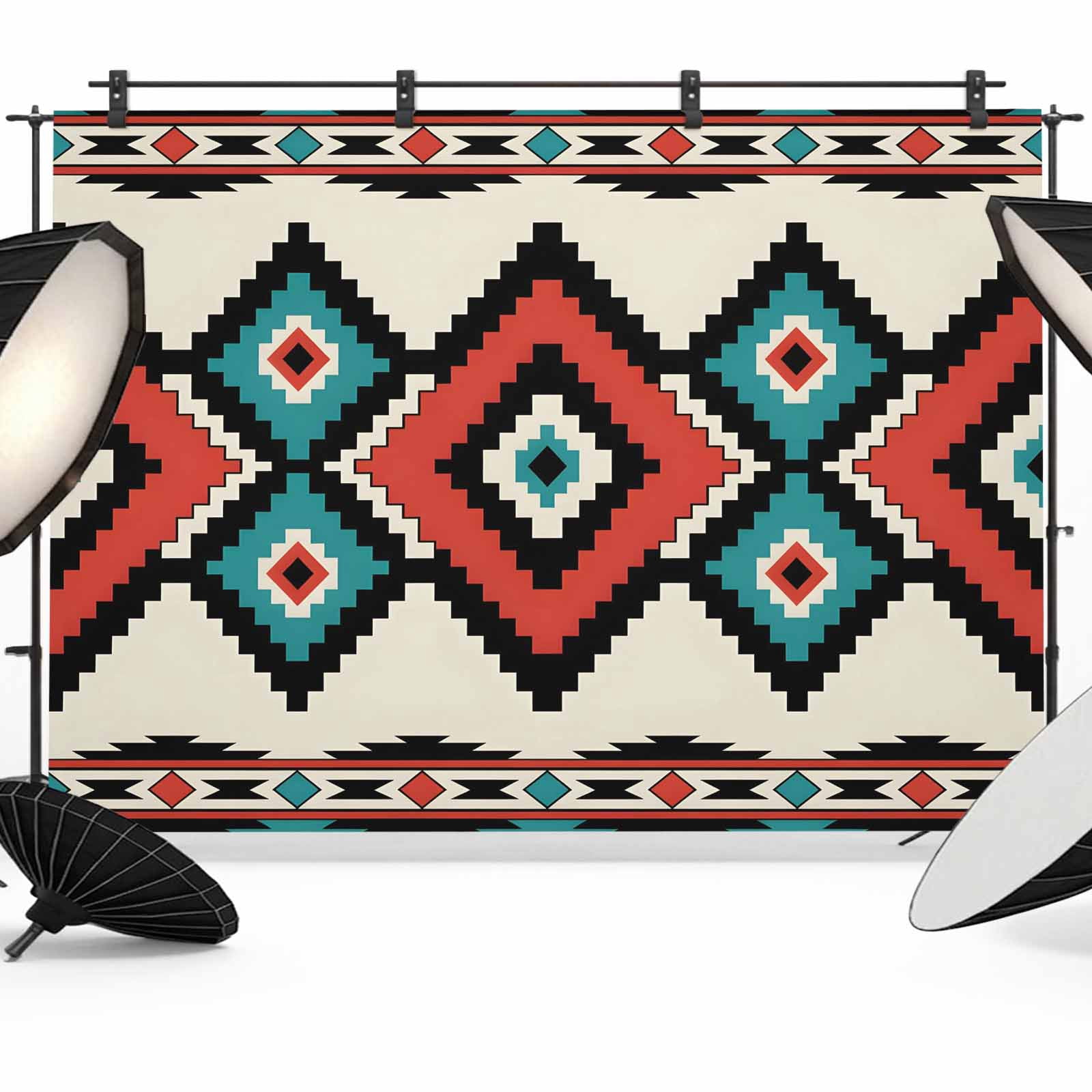 Aztec Southwest Backdrop for Photography,Fabric Photo Background ...