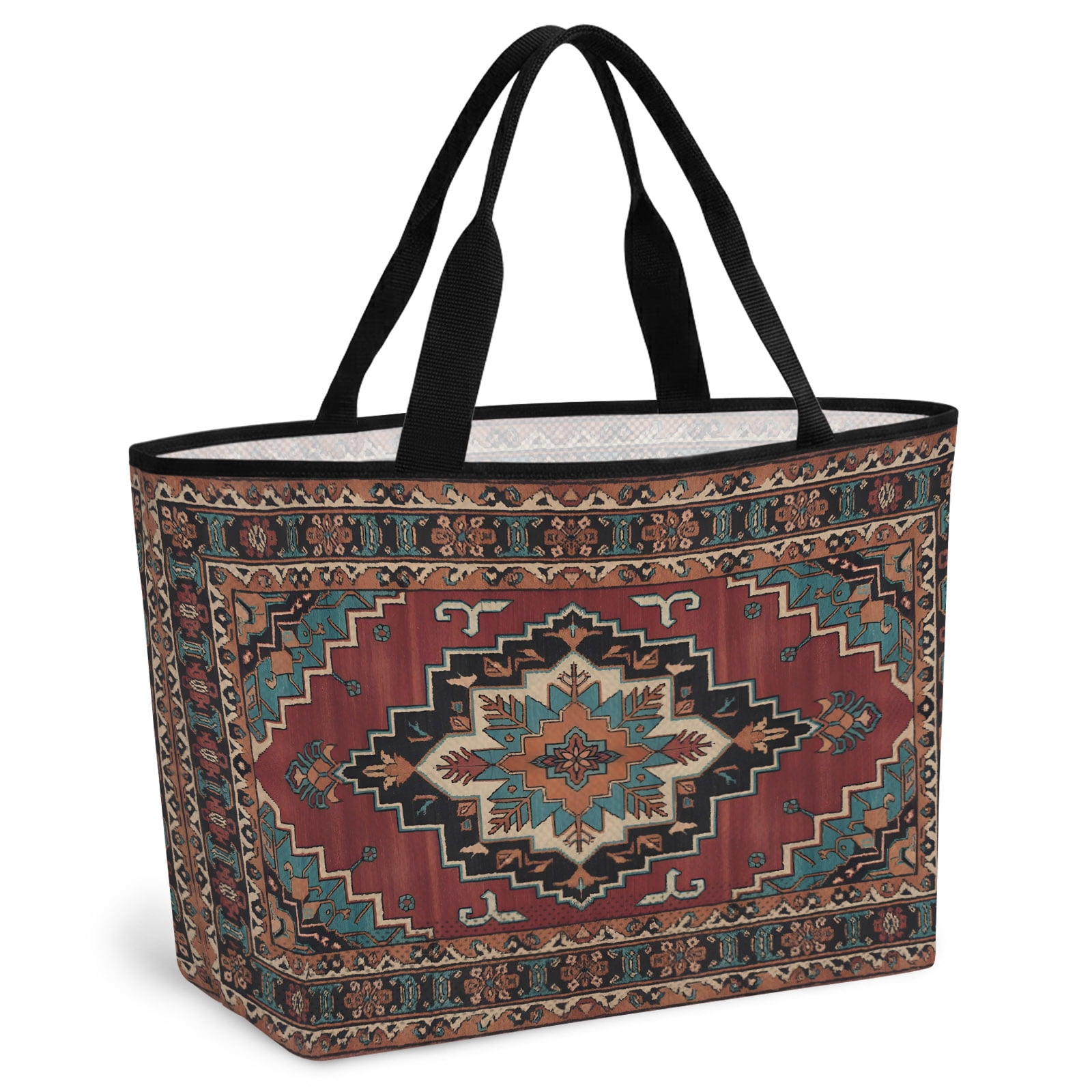 Aztec Southwest Mesh Beach Bag for Women Men,Large Beach Tote ...