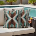 Aztec Southwestern Outdoor Throw Pillow Covers Set of 2, Vintage ...