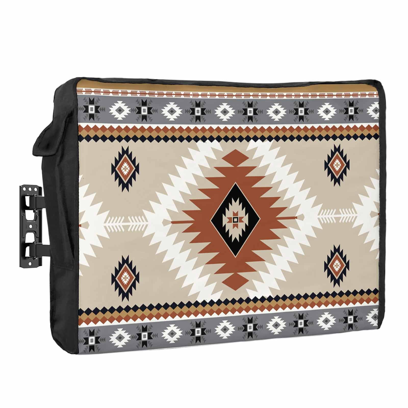 Aztec Southwestern Waterproof Outdoor TV Cover, Ethnic Tribal Style ...