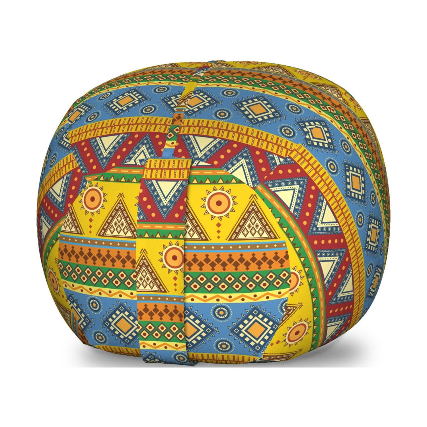 Aztec Storage Toy Bag Chair, Traditional Classic Tribal Style Folk ...