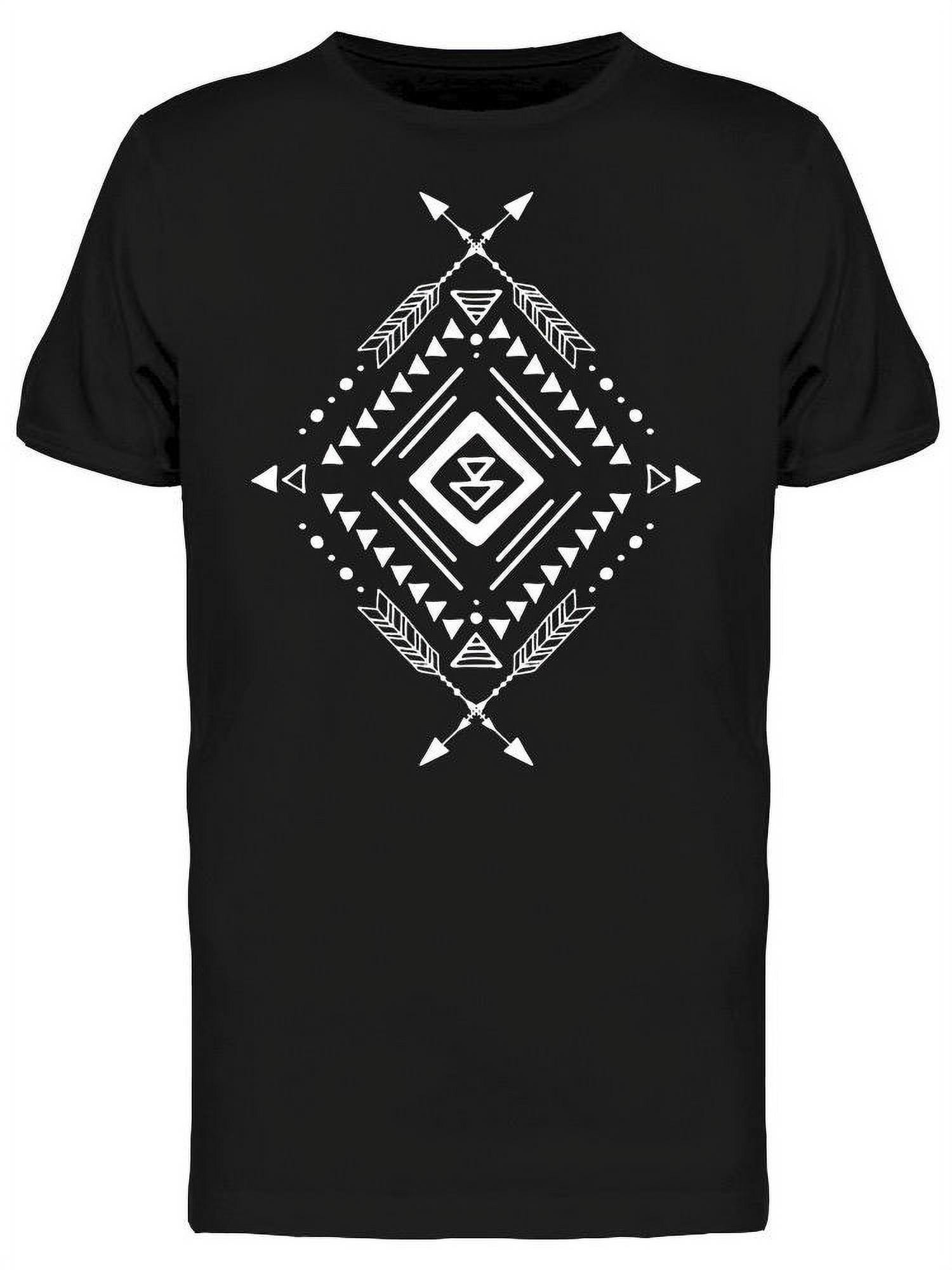Aztec Style Design T-Shirt Men -Image by Shutterstock, Male 3X-Large ...