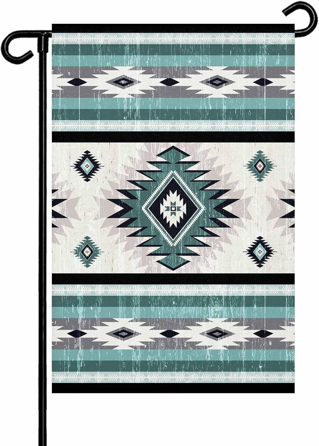 Aztec Style Garden Flag 12x18 Inch Double Sided Bohemian Ethnic Design ...