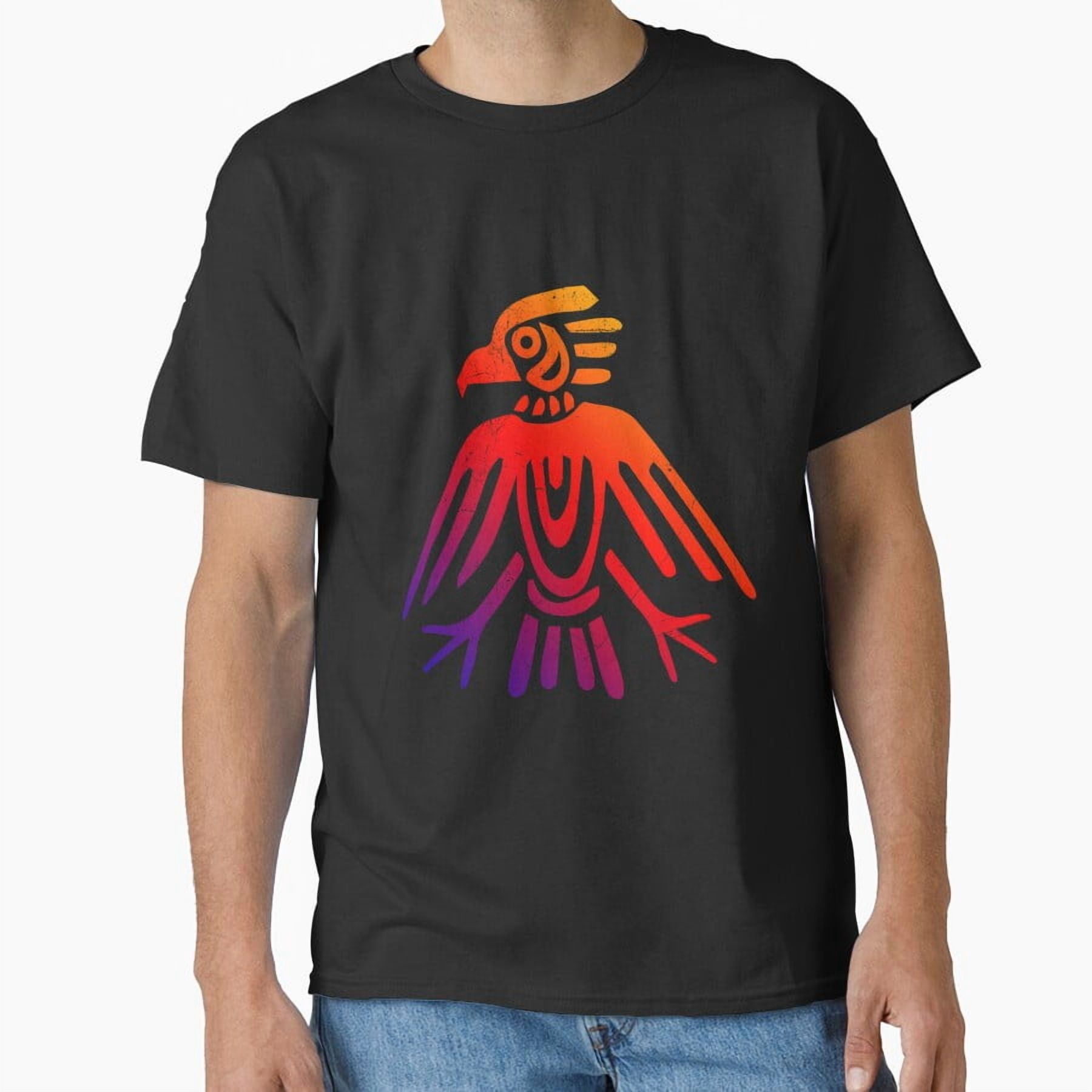 Aztec Symbols Eagle Ink Style Cultural Inspired Pattern Graphic Unisex ...