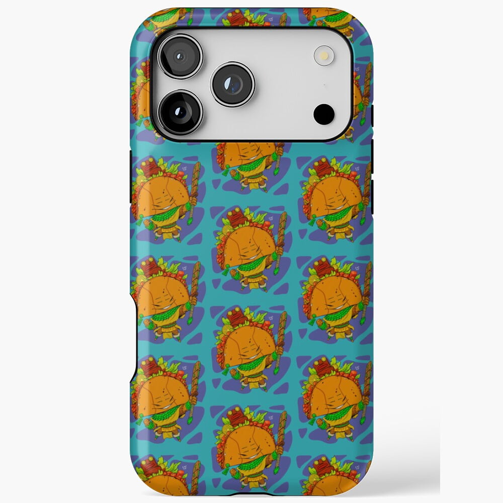 Aztec Taco Mystical Pattern Design iPhone Case 17 11 12 13 14 15 16 Pro ...