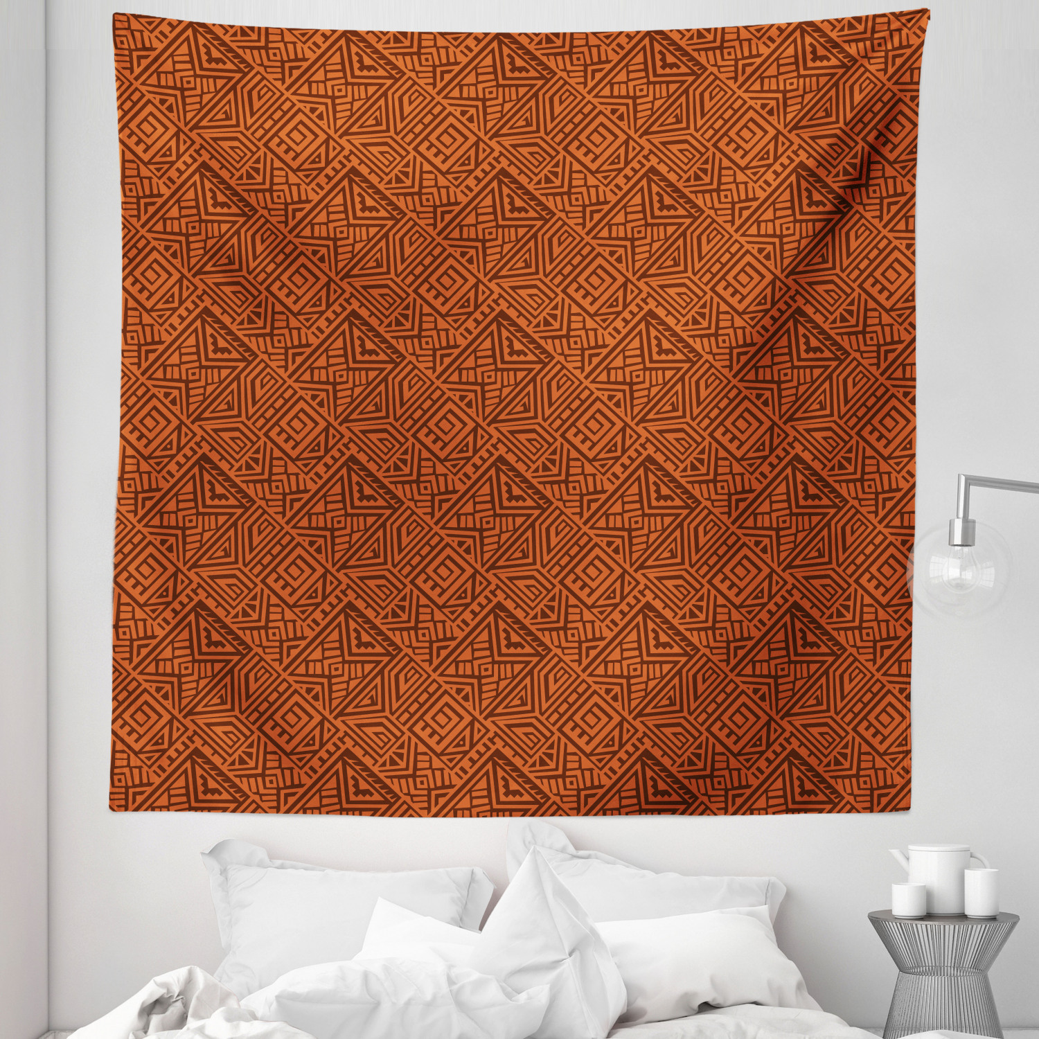 Aztec Tapestry, Exotic Culture Antique Old Fashioned Bohemian Design ...