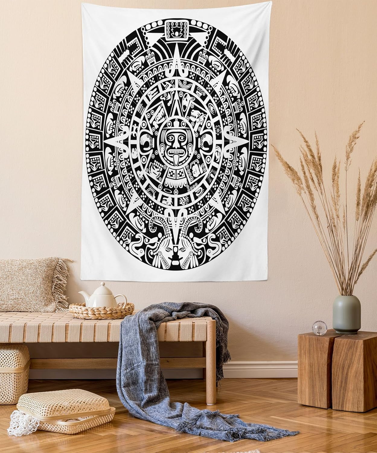 Aztec Tapestry, Mayan Calendar End of the World Prophecy Mystery Cool ...