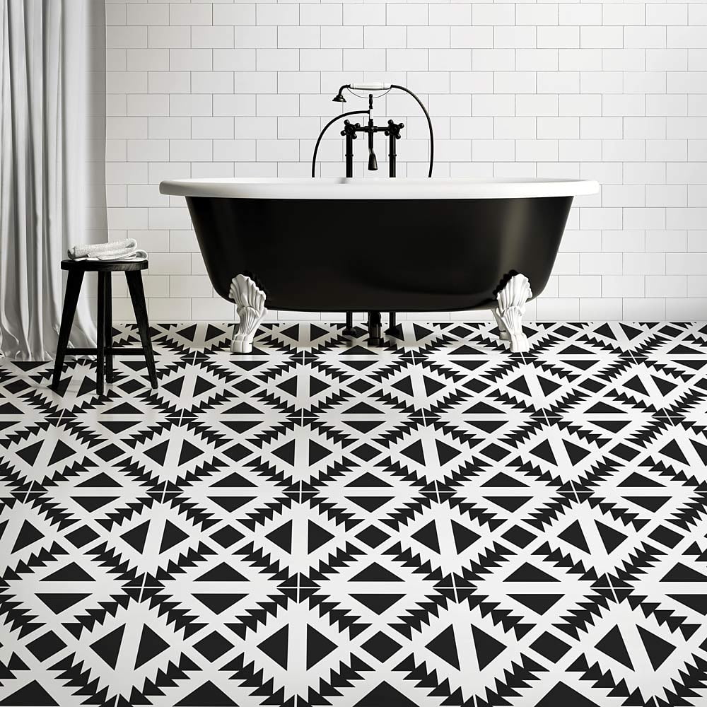 Aztec Tile Stencil - Large Size - 12x12 Tile - Walmart.com