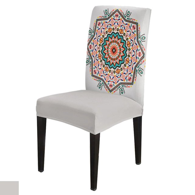 Aztec Traditional Ethnic Dining Chair Cover 4/6/8PCS Spandex Elastic ...