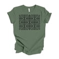 Aztec Tribal Bella Canvas Tee: Boho Geometric Design - Walmart.com