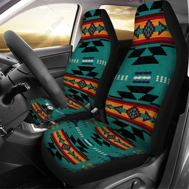 Aztec Tribal Car Seat Cover 2 Piece Set Saddle Blanket Carseat ...