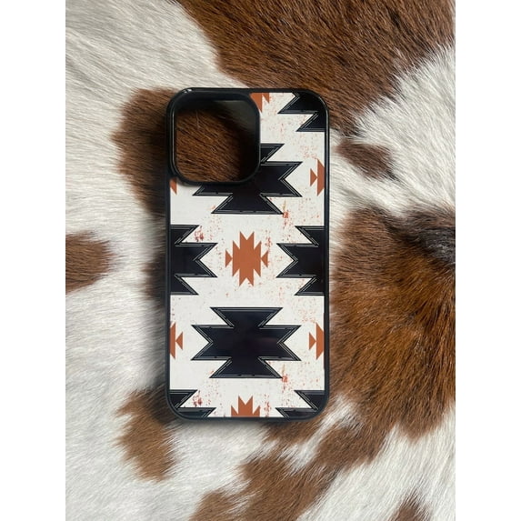 Aztec Tribal Pattern Phone Case Compatible with iPhone 11 to 16 Western ...