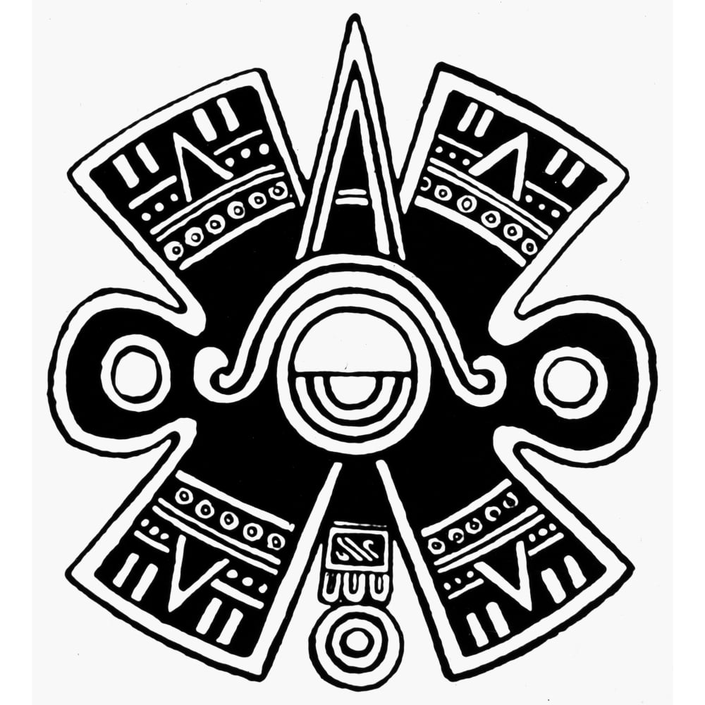 Aztec Universe. Nthe Aztec Hieroglyphic Symbol Of The Movement Of The ...