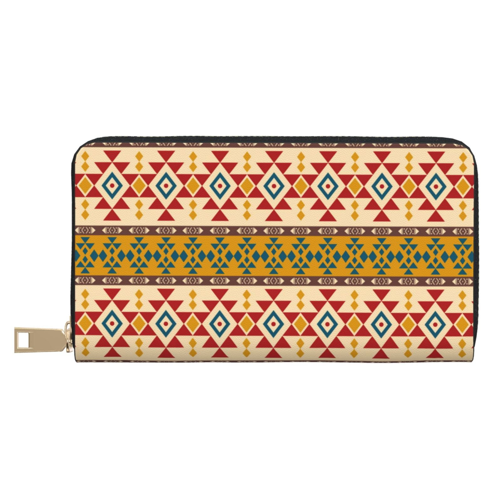 Aztec Wallet Women, Leather Bifold Multi Card Wallet, Women's Wallets, Long Purse - Walmart.com