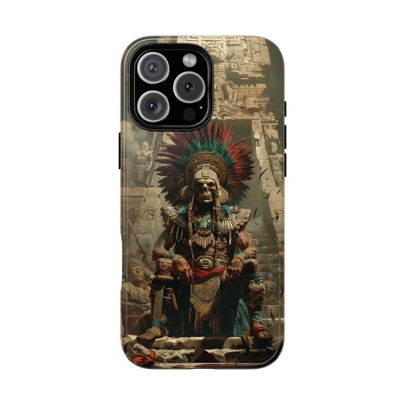 Aztec Warrior Ancient Armor Art Phone Case for iPhone 17 11 12 13 14 15 ...