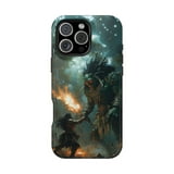 Aztec Warrior Fighting Battle Scene Epic Art Phone Case with iPhone 17 ...