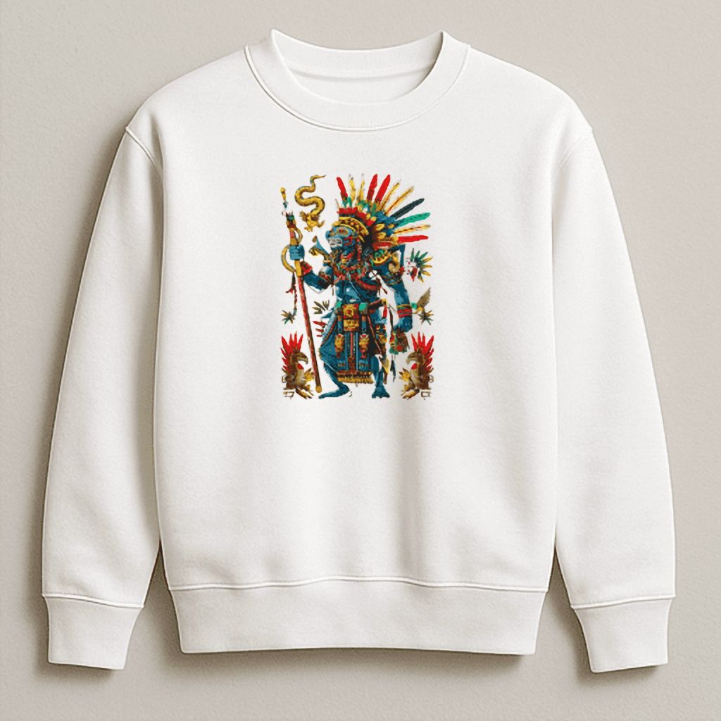 Aztec Warrior Spirit With Headdress Ancient Mesoamerican Inspired ...