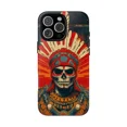 Aztec Warrior with Red Paint Accents Themed Phone Case for 17 16 15 14 ...