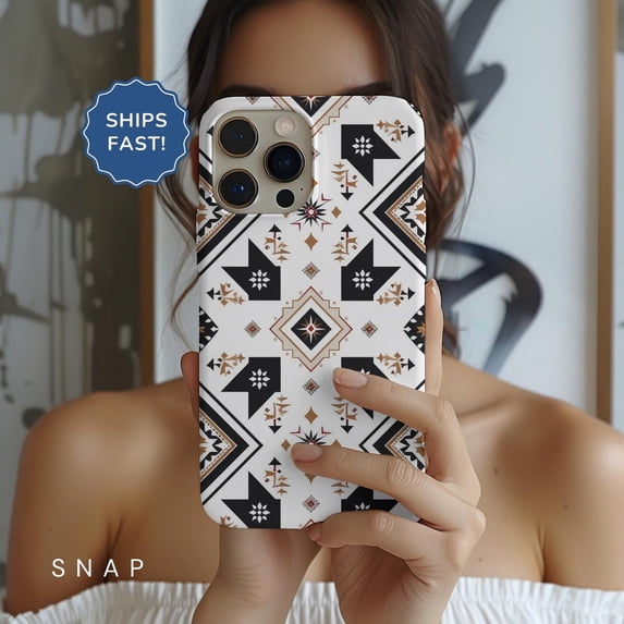 Aztec Western MagSafe Protective Tribal Pattern iPhone 11 12 13 14 15 ...