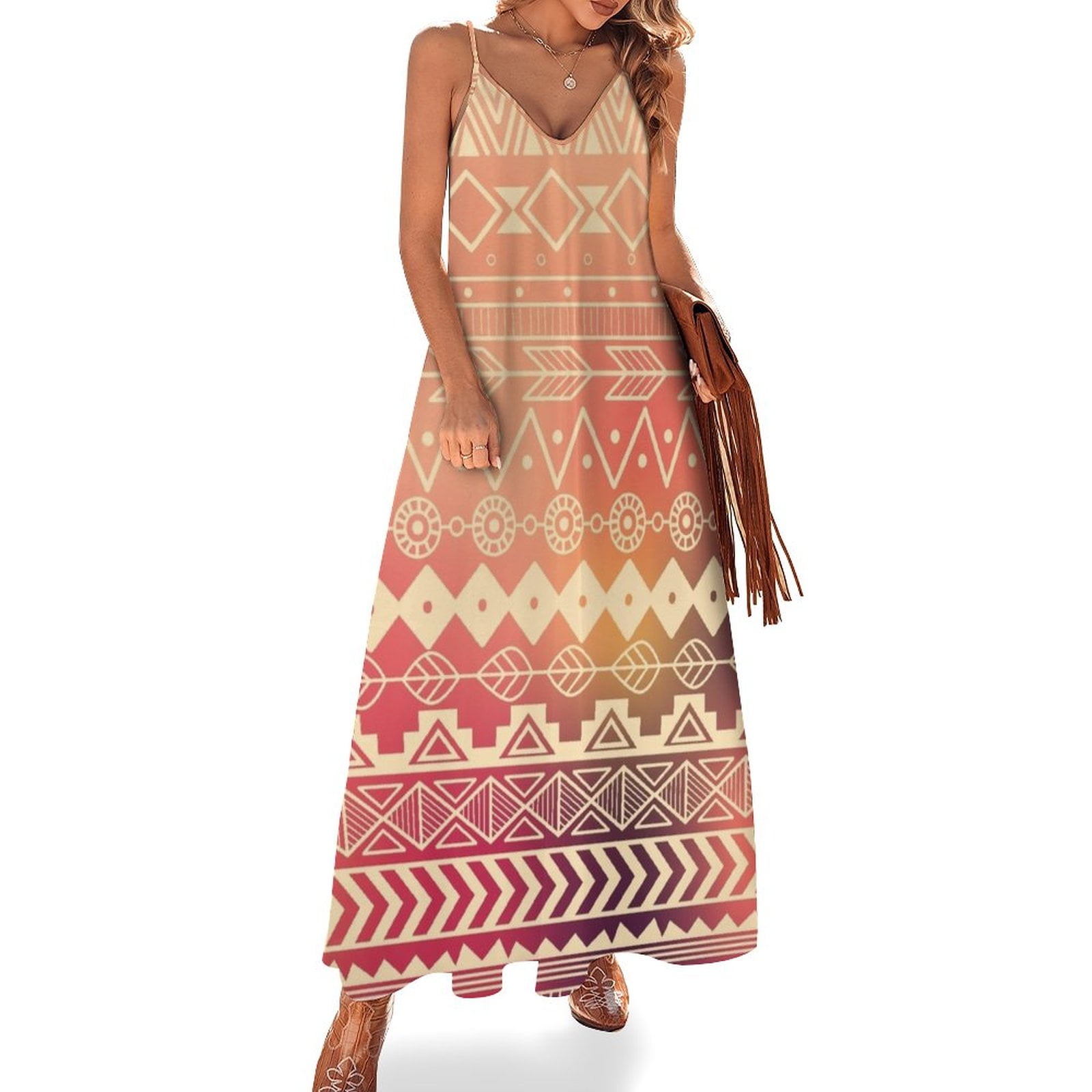 Aztec pattern 01 Sleeveless Dress birthday dresses for women luxury evening dresses 2024 dress ...
