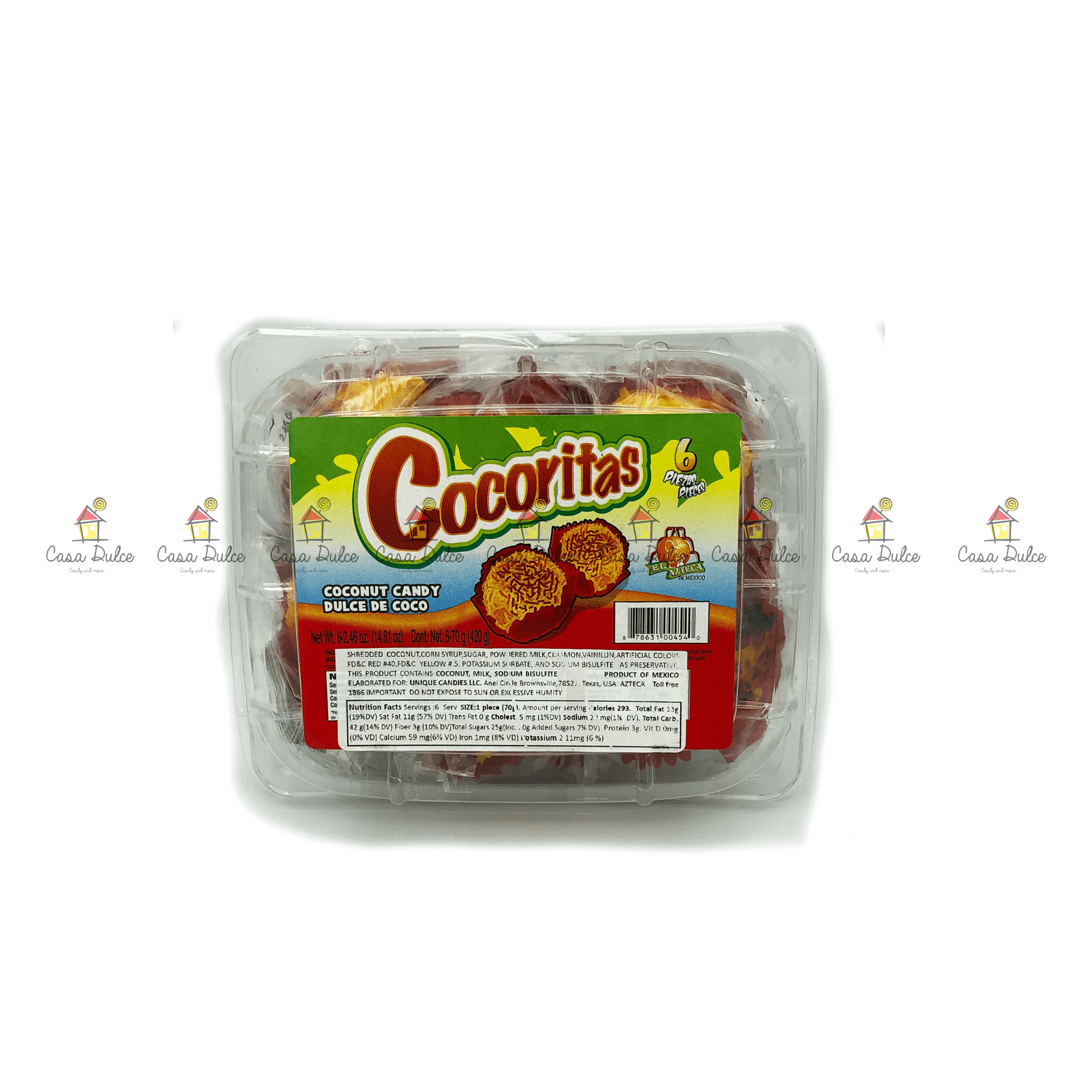 Azteca - Cocoritas Coconut 6pc - Walmart.com