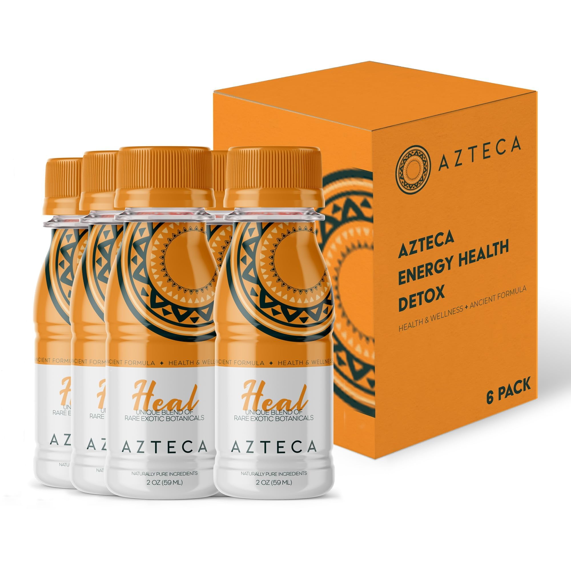 Azteca Health Organic Energy Shots - Wellness Shots, Natural Energy ...
