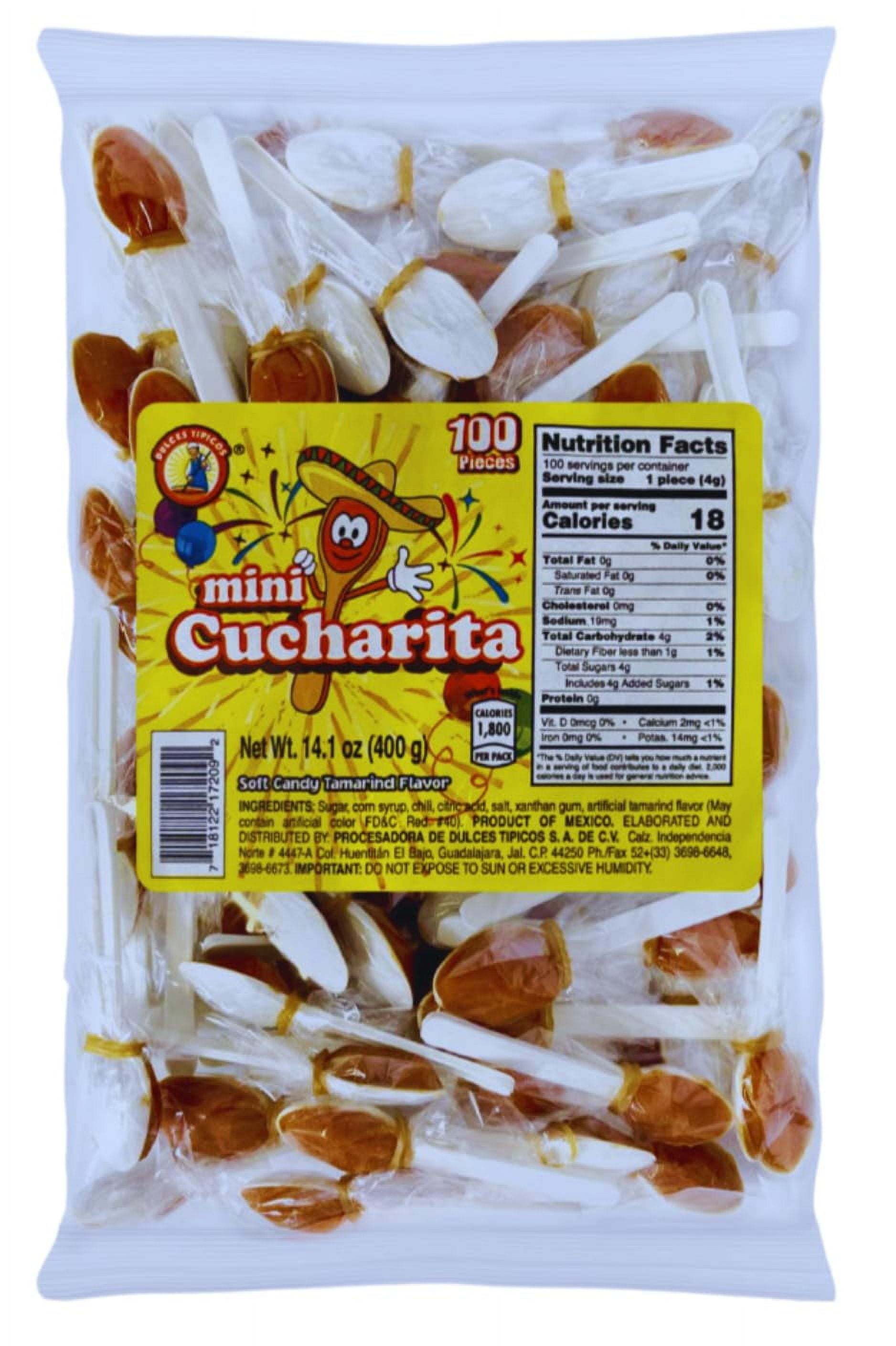Mini Cucharita Tamarindo Cucharita Candy (100 unidades) - Marca Dulces Típicos - Mini cuchara de ...