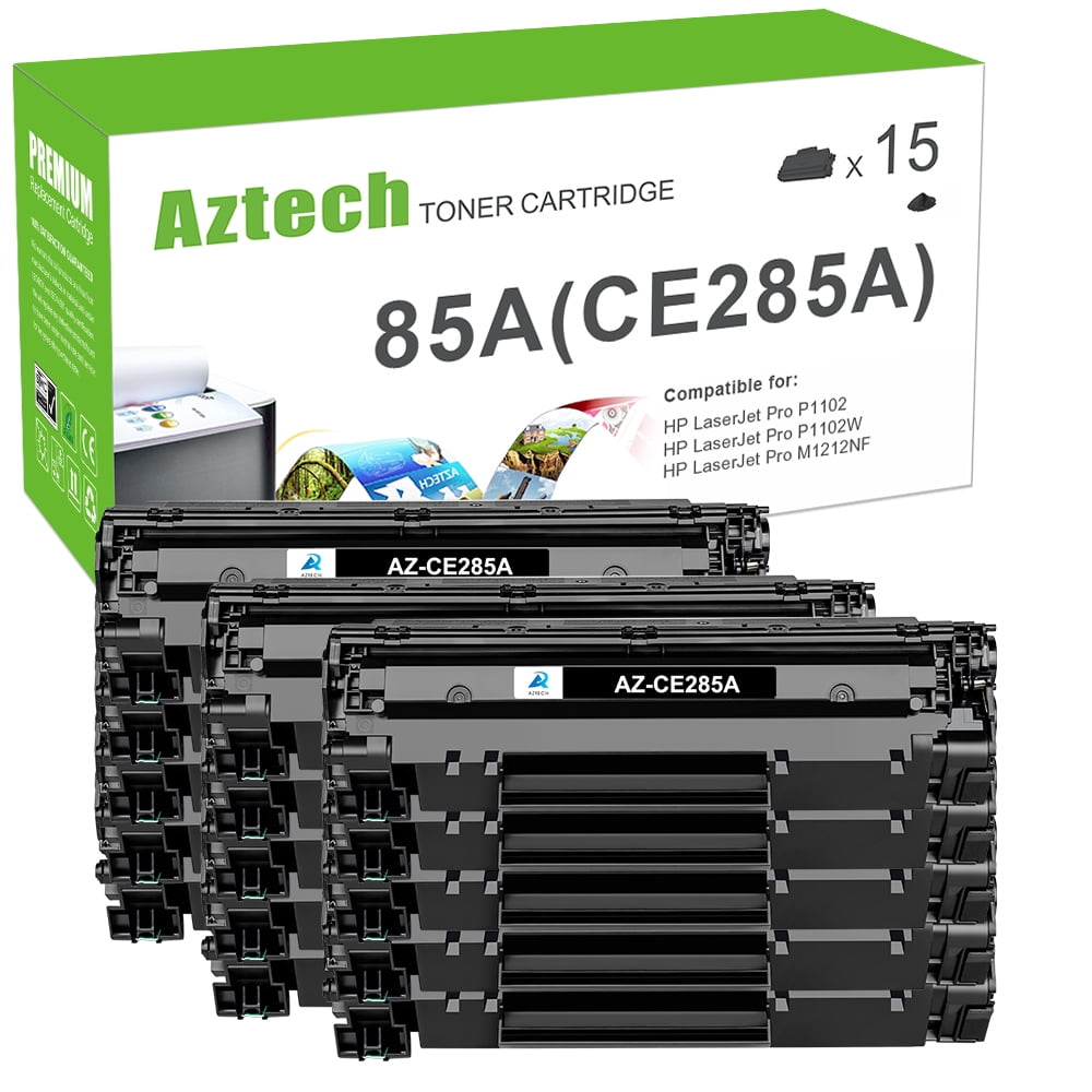 Aztech 15-Pack Compatible 85A Toner for HP CE285A 85A CE285D for ...