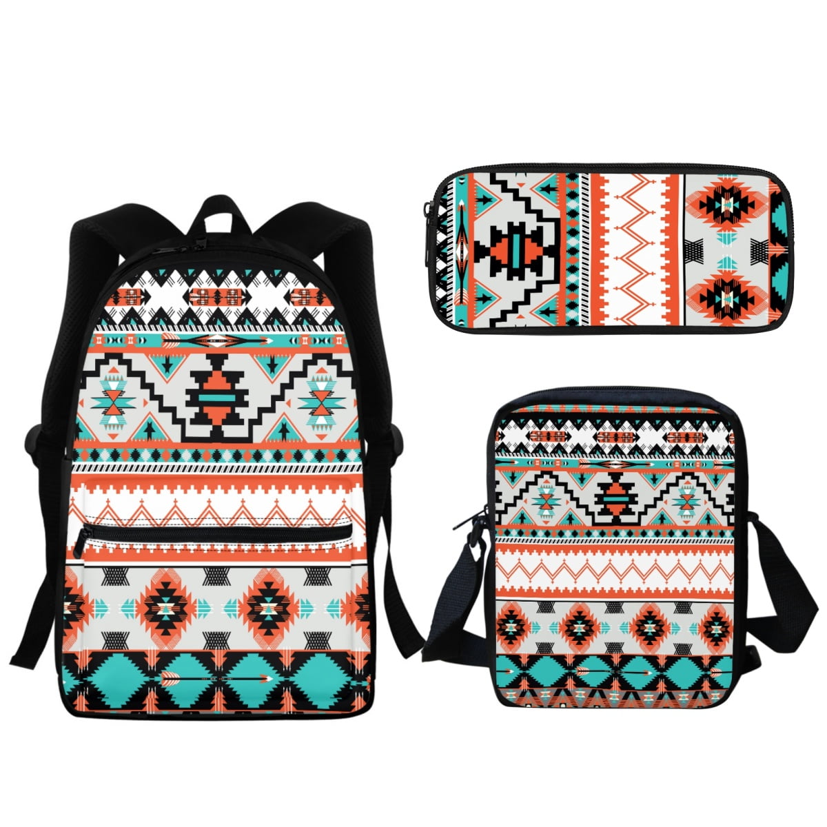 Aztecs Tribal Print Casual Backpack Student Back to Gift Teenagers New ...