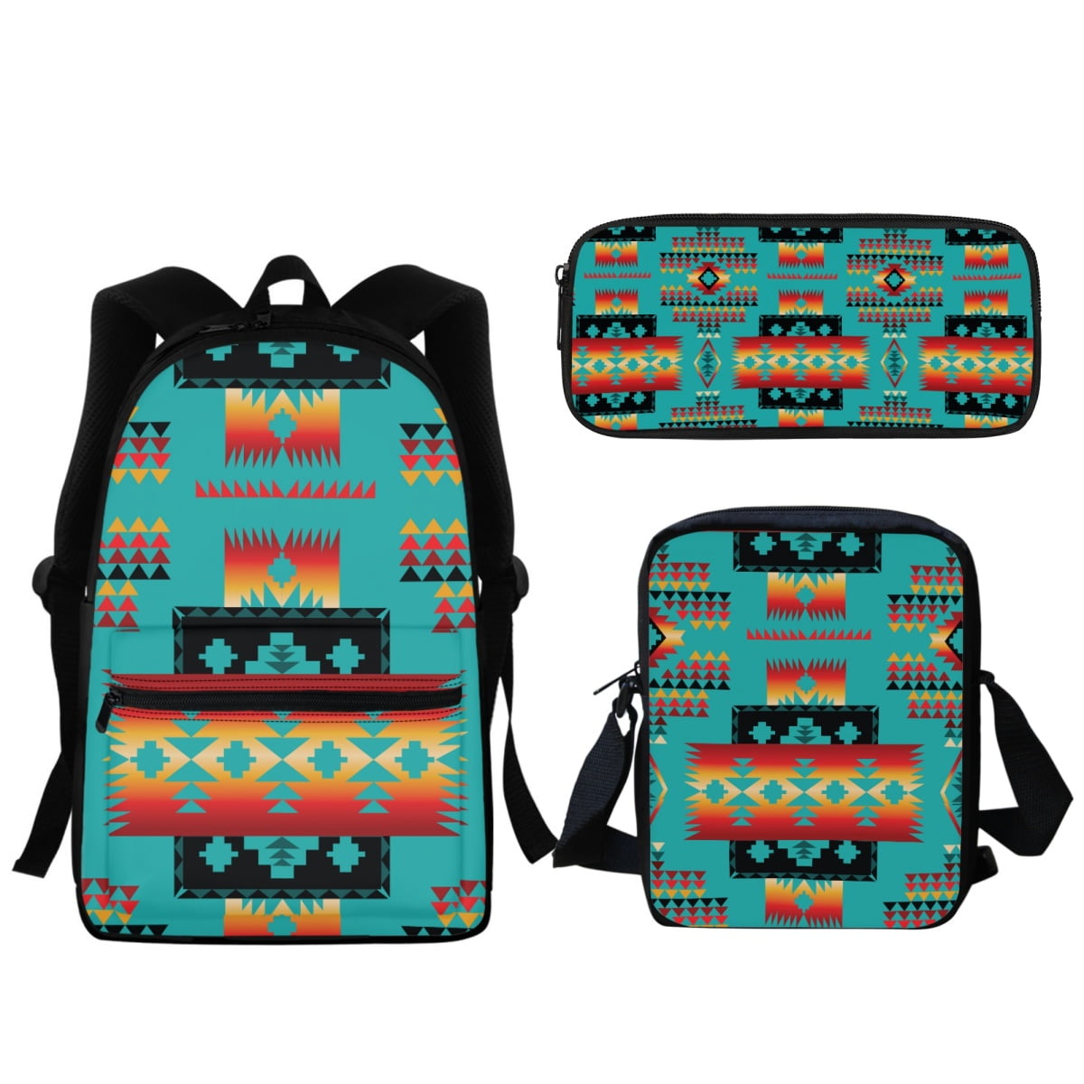 Aztecs Tribal Print Casual Backpack Student Back to Gift Teenagers New ...