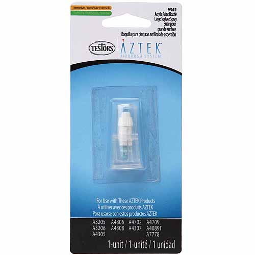 Aztek Acrylic Airbrush Nozzle, 0.50mm, White Multi-Colored - Walmart.com