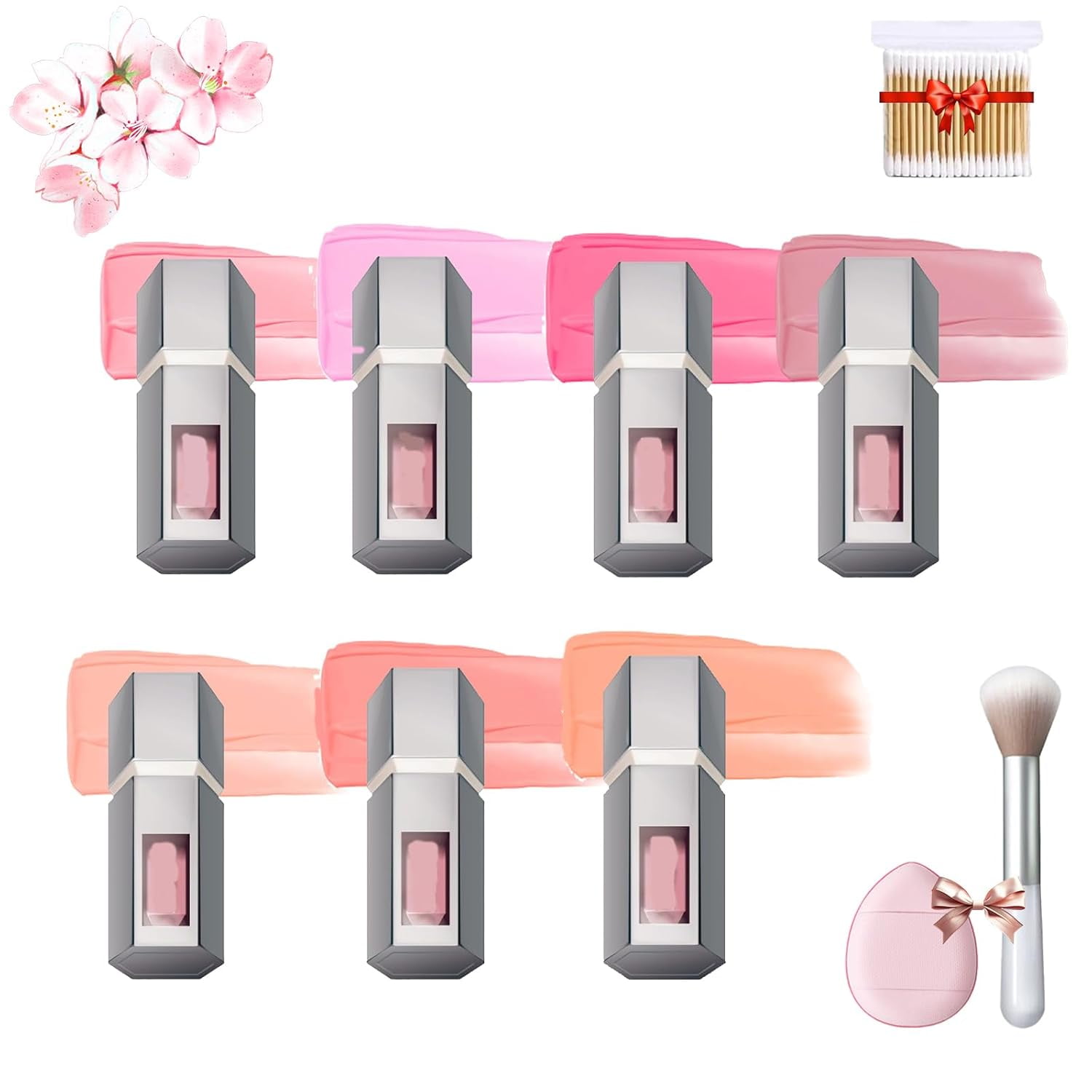 Aztk Liquid Blush, Aztk Jelly Color Liquid Blush, Matte Makeup Blusher ...