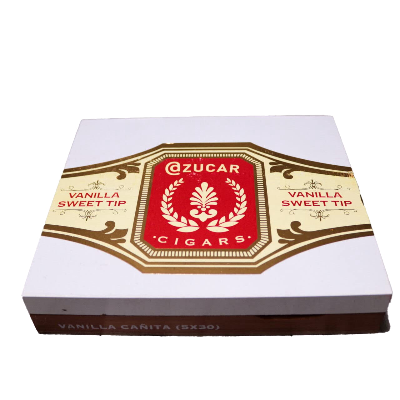 Azucar Vanilla Canita Empty Wood Cigar Box 7" x 6.25" x 1.25" - Walmart.com