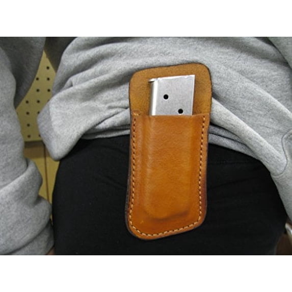 Azula Leather Clip On OWB Belt Magazine Mag Pouch for Sig Sauer 1911 45 ...