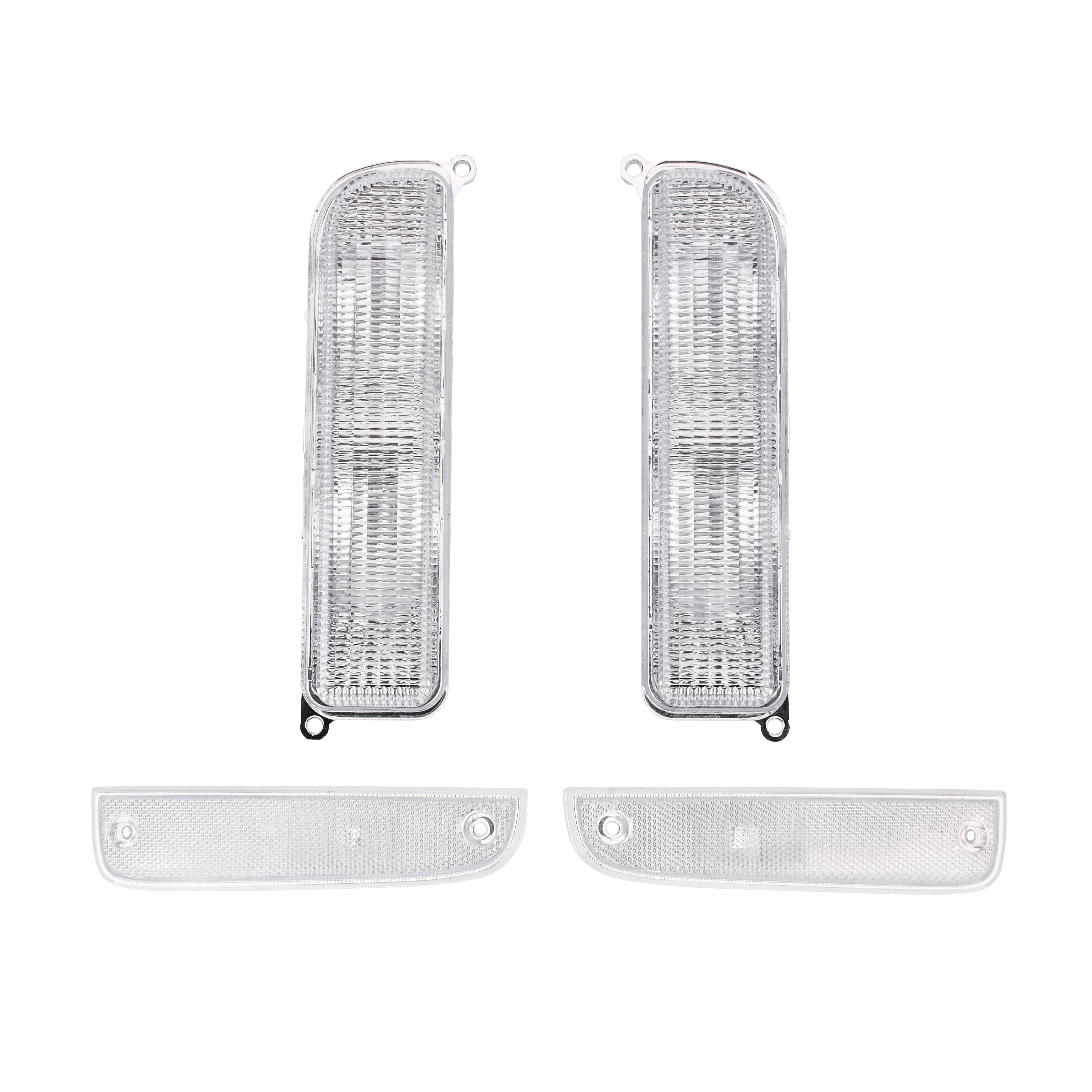 Azumka Fits for Jeep 97-01 XJ Signal Lights - Combo White Crystal ...