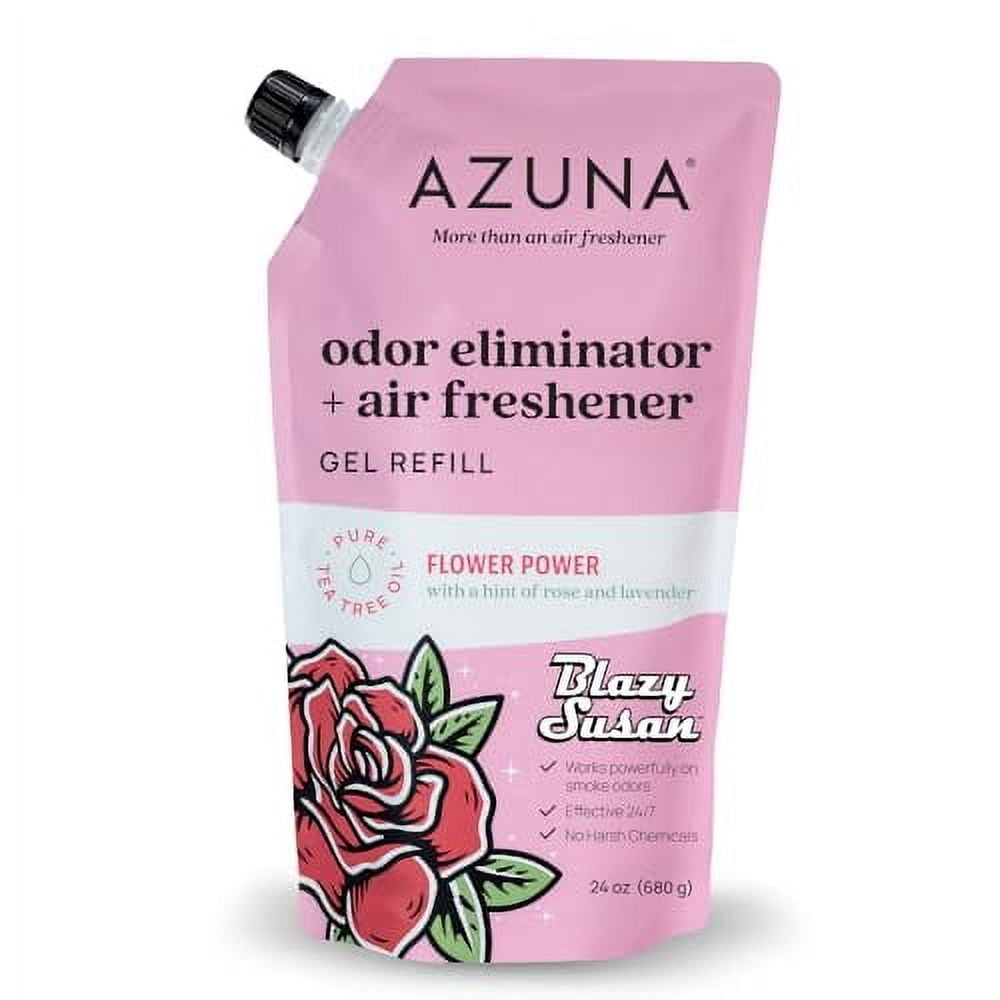 Azuna Air Freshener & Odor Eliminator Gel Refill Pouch - Flower Power ...