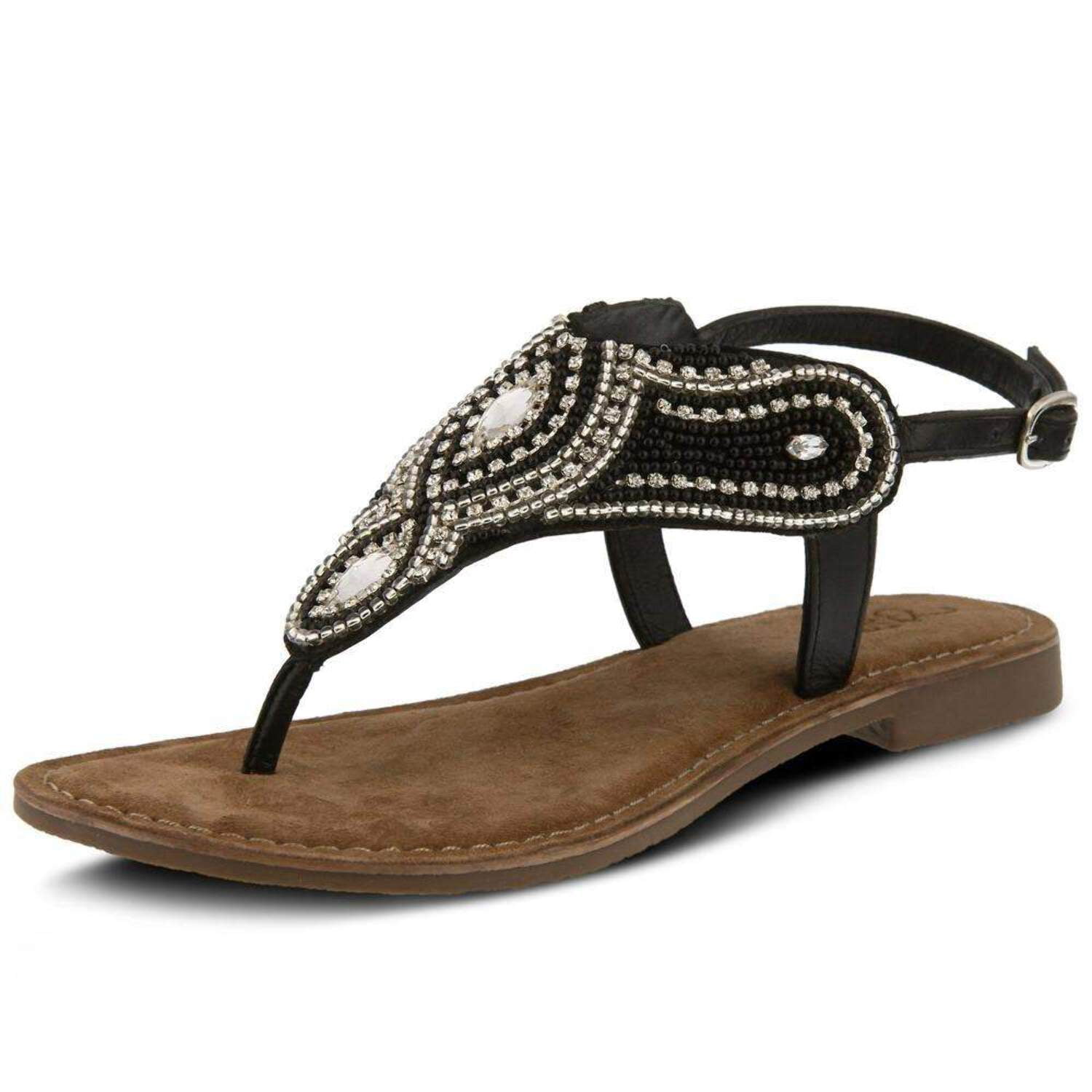 Azura Kaisha Sandals Black Multi - Walmart.com