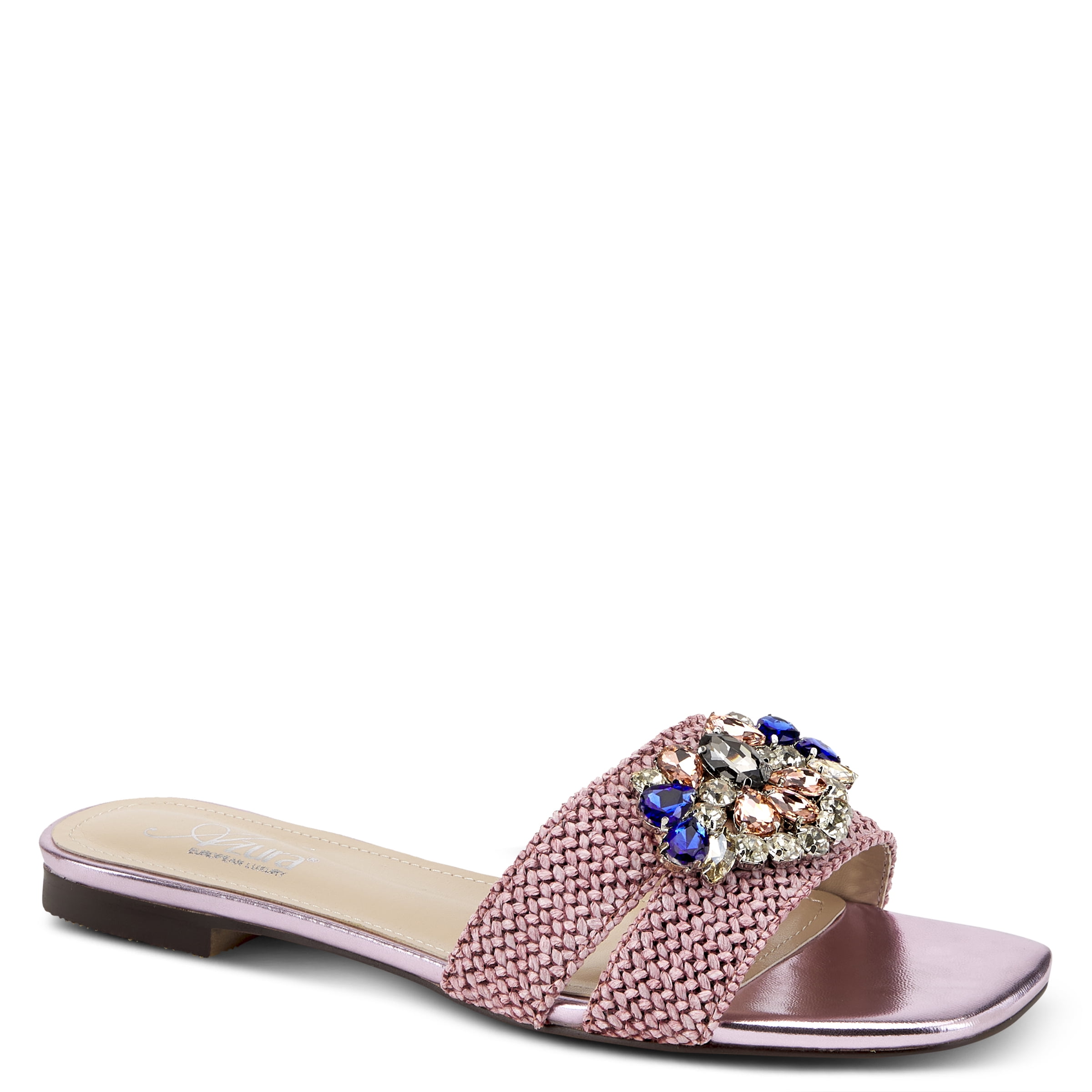 Azura Women's Enamor Slide Low-Heel Sandal - Walmart.com
