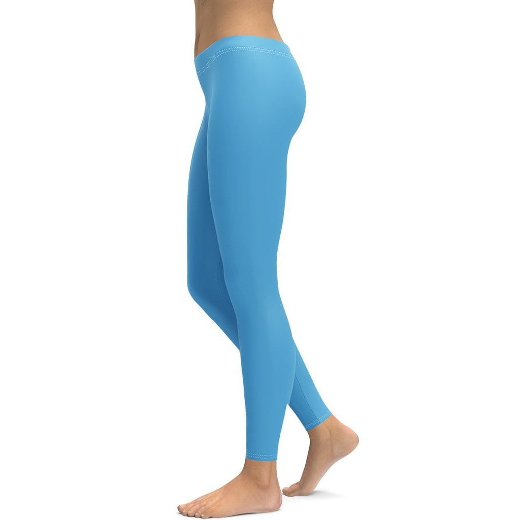 Azure Blue Leggings Size: L for Women | FIERCEPULSE - Walmart.com
