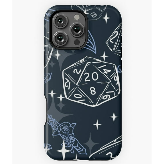 Azure DnD Fighter Class Gear Art N102 Phone Case for iPhone 17 16 15 14 ...