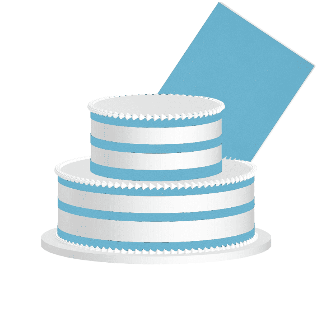 Azure Edible Frosting Sheet Premium Icing Sheet for Cakes, Cupcakes ...
