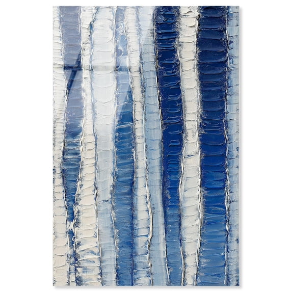 Azure Furrows II Acrylic Print Blue Wall Art by Art Remedy, Ready to ...