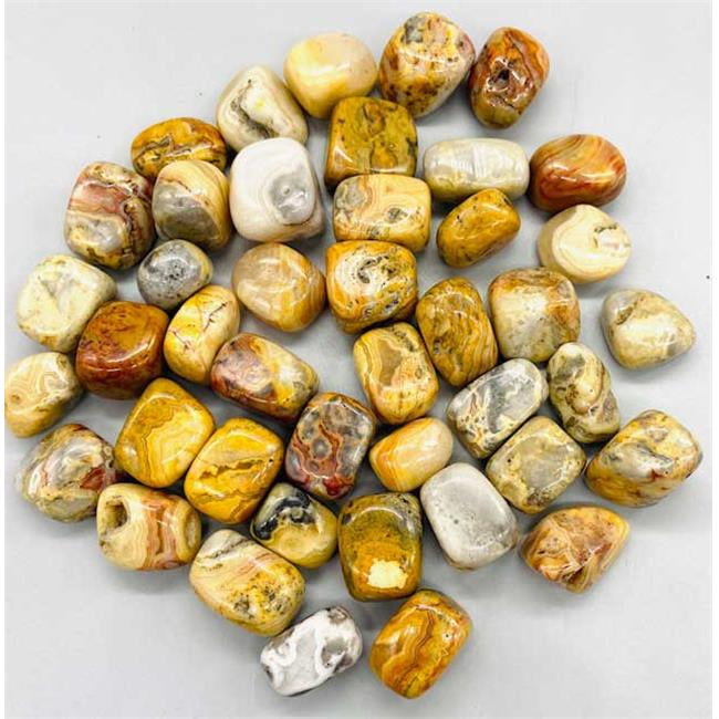 Azure Green GTAGACLB 1 lbs Agate, Crazy Lace Tumbled Stones - Walmart.com