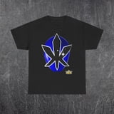 Azure Helmet Visual Shirt, High Energy Blue Samurai Concept Inspired by ...