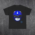 Azure Mask Visual Shirt, High Energy Blue MMPR Concept Inspired by ...
