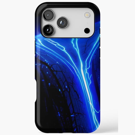 Azure Surge Blue Forged Carbon for iPhone Case 11 to 17 Pro Max ...